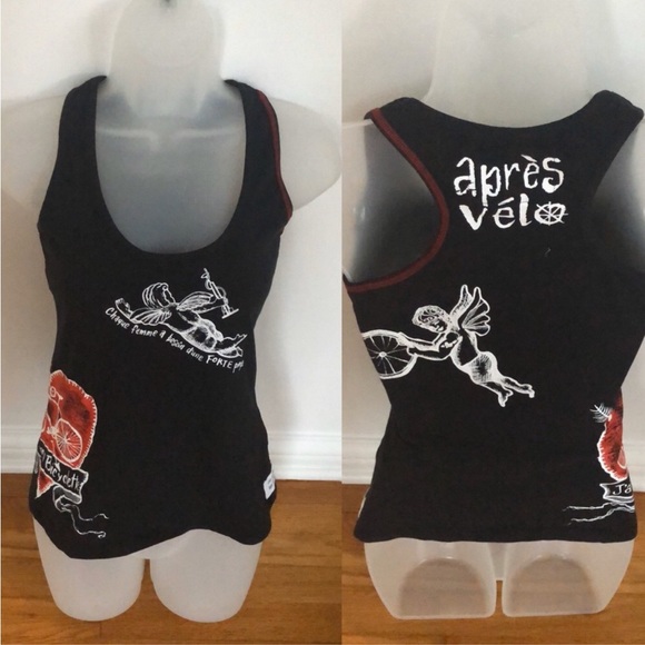 Alpes Velo | Tops | Apres Velo Riding Cycling Graphic Tank Live To Ride ...